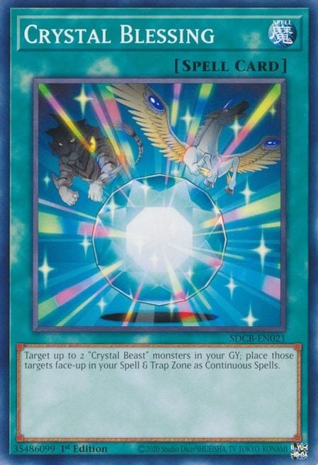 Benedizione Cristallo Structure Deck: Legend of the Crystal Beasts | Yu ...