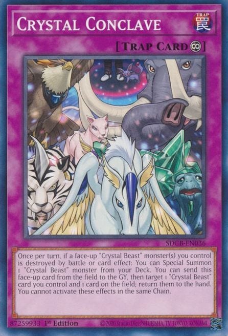 Conclave Cristallo Structure Deck: Legend of the Crystal Beasts | Yu-Gi ...