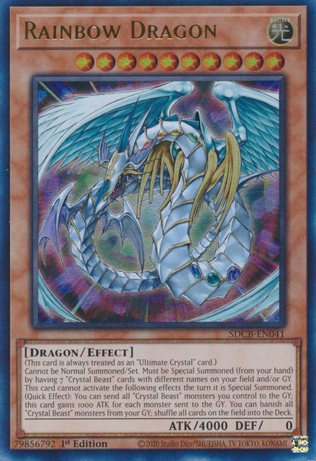 Drago Arcobaleno Structure Deck: Legend of the Crystal Beasts | Yu-Gi ...