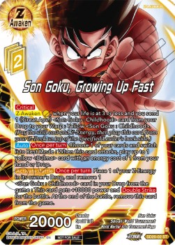 Son Goku, Growing Up Fast Starter Deck: Yellow Transformation | Dragon ...