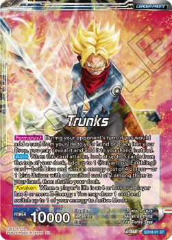 Trunks // SS2 Trunks, Envoy of Justice Returns Starter Deck: Blue ...