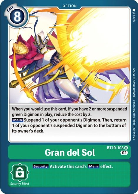 Gran del Sol BT-10: Xros Encounter | Digimon | CardTrader