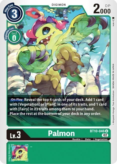 Palmon BT-10: Xros Encounter | Digimon | CardTrader