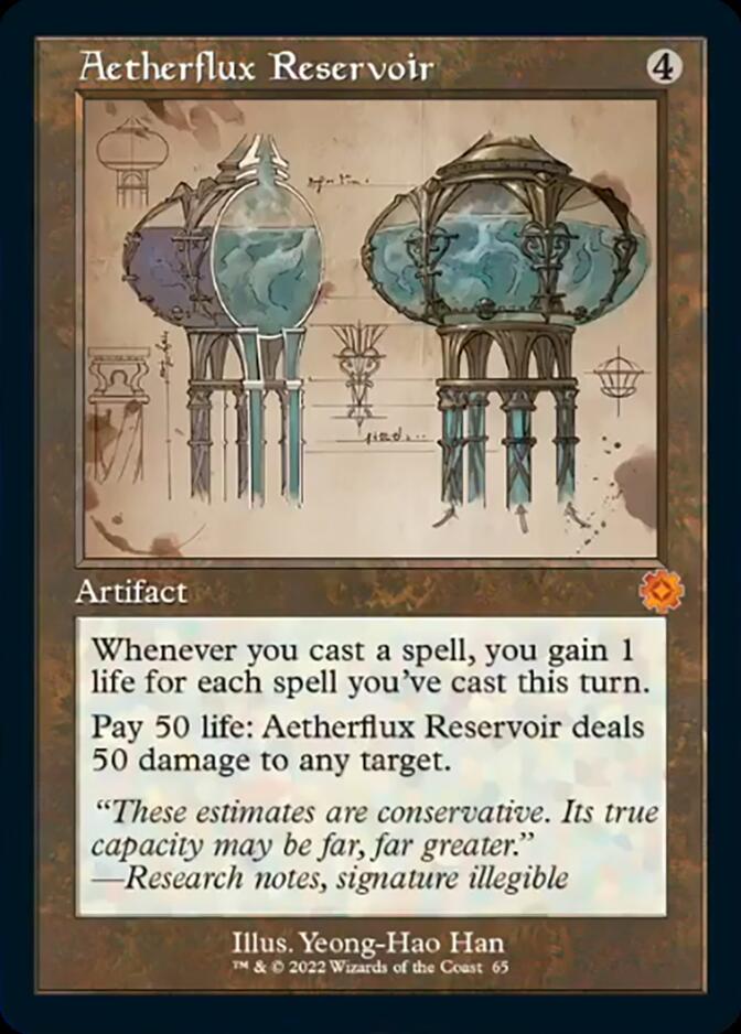 Aetherflux Reservoir The Brothers' War Retro Artifacts | Magic | CardTrader