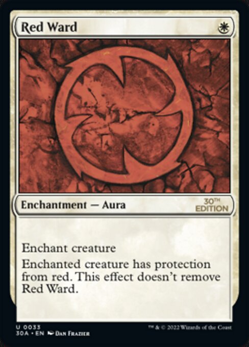 Red Ward 30th Anniversary Edition | Magic | CardTrader