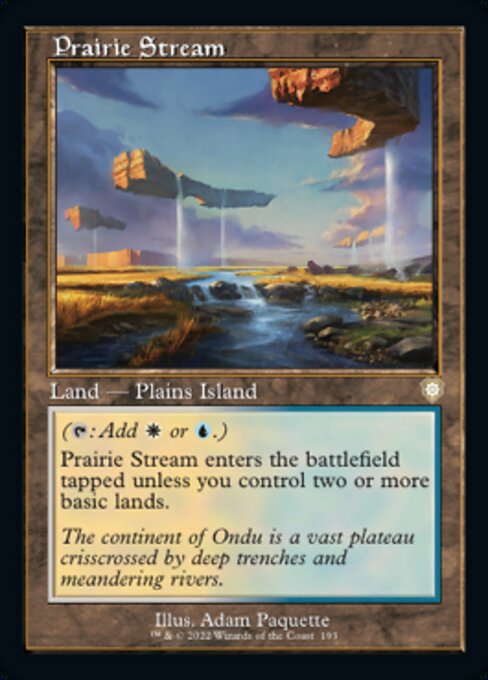 Prairie Stream Commander: The Brothers' War | Magic | CardTrader