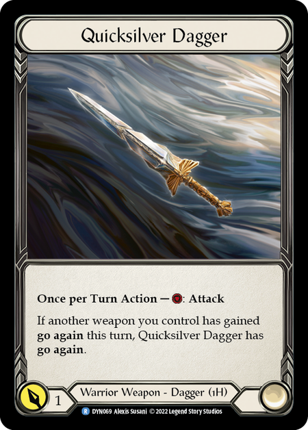 Quicksilver Dagger Dynasty | Flesh and Blood | CardTrader