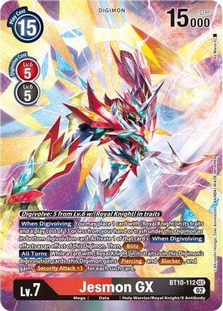 Jesmon GX BT-10: Xros Encounter | Digimon | CardTrader
