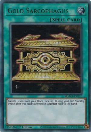 Gold Sarcophagus Magnificent Mavens | Yu-Gi-Oh! | CardTrader