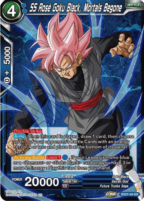 SS Rosé Goku Black, Mortals Begone Expansion Set: 5th Anniversary ...