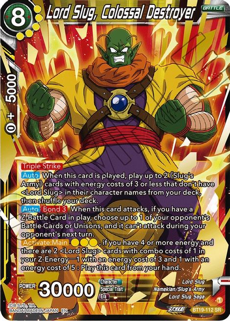 Lord Slug, Colossal Destroyer Fighter's Ambition | Dragon Ball Super ...