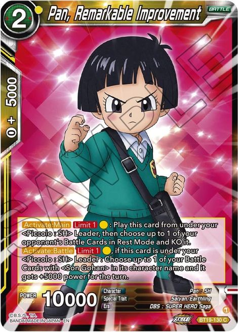 Pan, Remarkable Improvement Fighter's Ambition | Dragon Ball Super ...