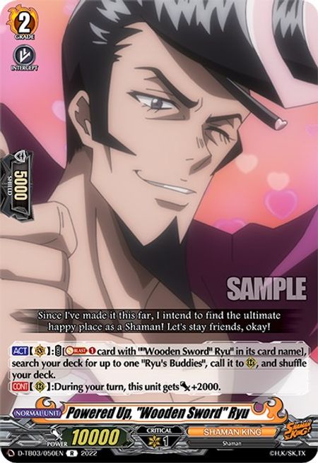 Powered Up, "Wooden Sword" Ryu SHAMAN KING | Vanguard | CardTrader
