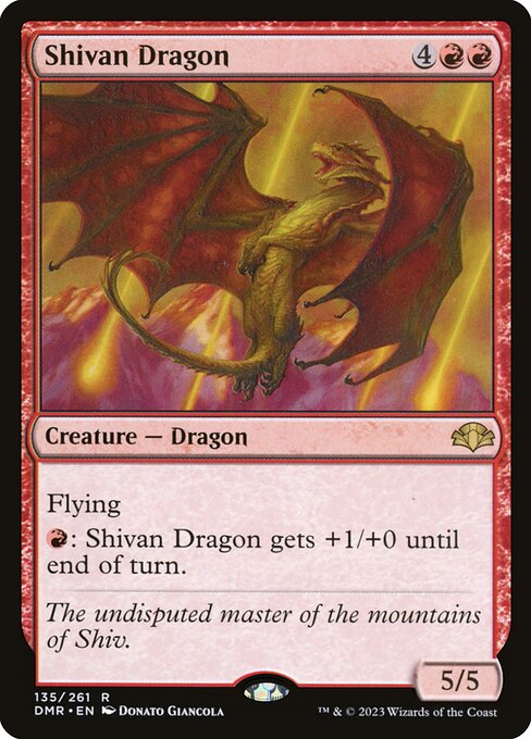 Shivan Dragon Dominaria Remastered | Magic | CardTrader