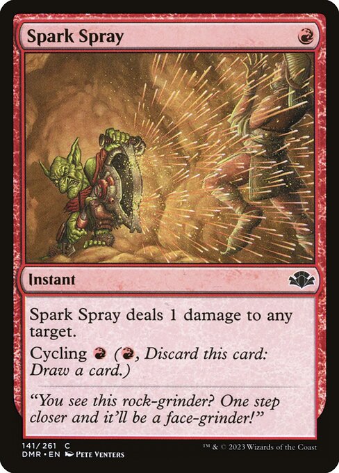 Spark Spray Dominaria Remastered | Magic | CardTrader