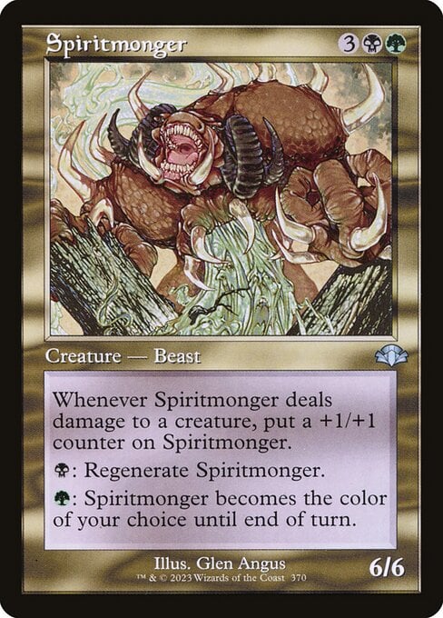 Spiritmonger Dominaria Remastered Collectors | Magic | CardTrader