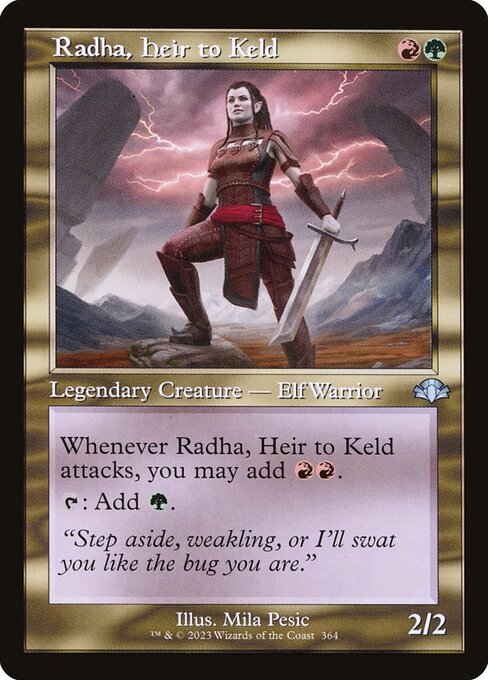 Radha, Heir to Keld Dominaria Remastered Collectors | Magic | CardTrader