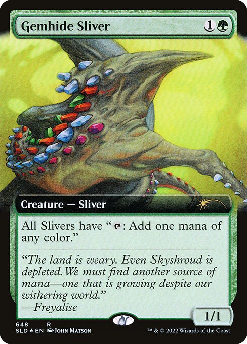 Gemhide Sliver Secret Lair Drop Series | Magic | CardTrader