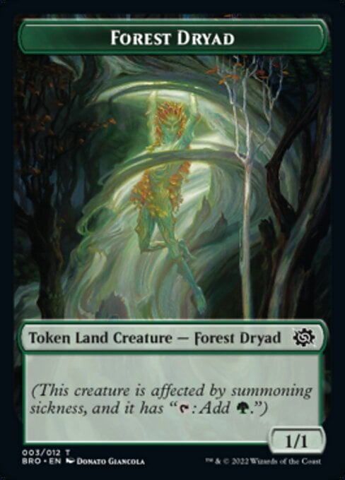 Forest Dryad // Powerstone The Brothers' War | Magic | CardTrader