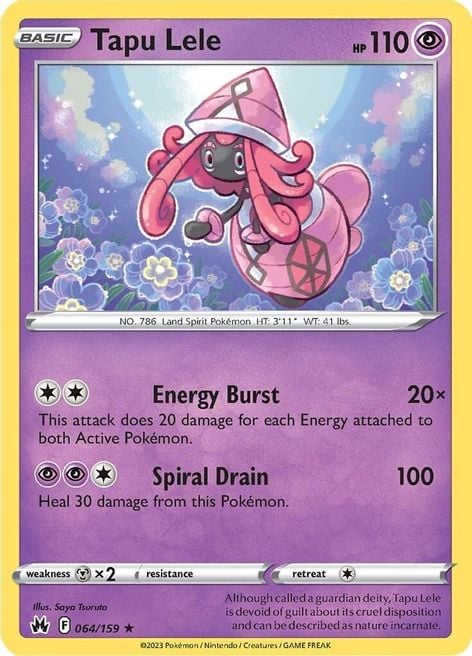 Tapu Lele [Energy Burst | Spiral Drain] Crown Zenith | Pokémon | CardTrader