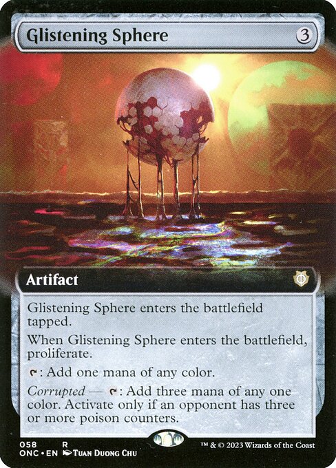 Sfera Scintillante Commander: Phyrexia All Will Be One Collectors ...