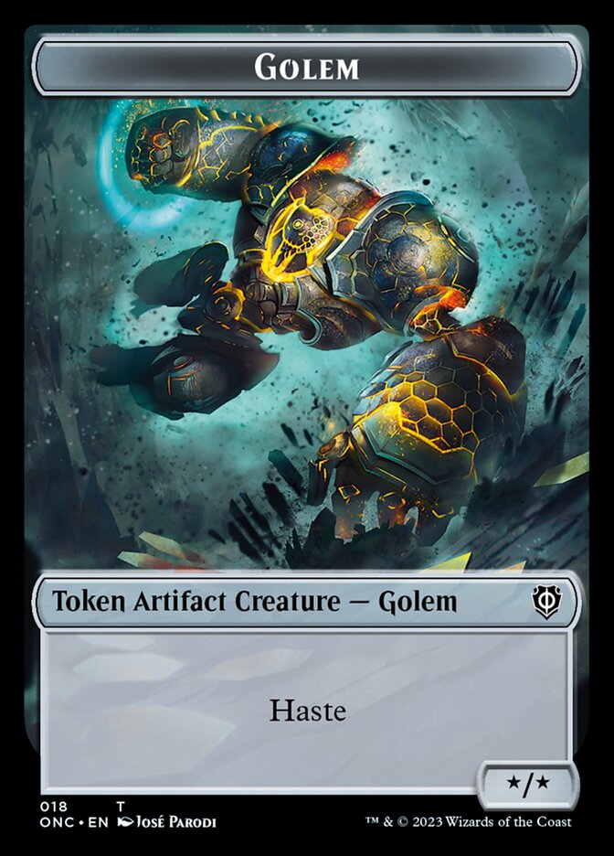 Golem Commander: Phyrexia All Will Be One | Magic | CardTrader