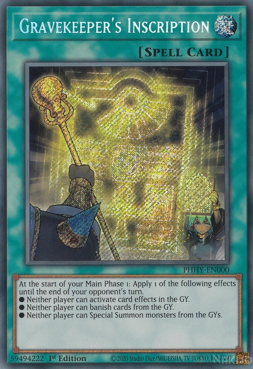 Gravekeeper’s Inscription Photon Hypernova | Yu-Gi-Oh! | CardTrader