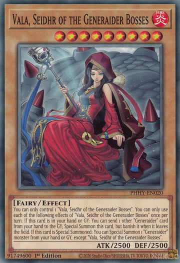 Vala, Seidhr of the Generaider Bosses Photon Hypernova | Yu-Gi-Oh ...
