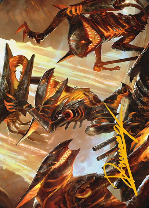 Art Series: Gleeful Demolition Phyrexia: All Will Be One Art Series ...