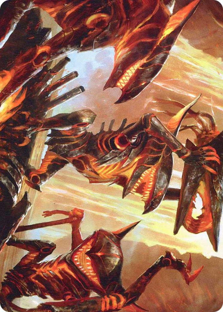 Art Series: Gleeful Demolition Phyrexia: All Will Be One Art Series ...