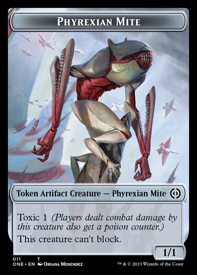 Phyrexian Mite // Phyrexian Insect Commander: Phyrexia All Will Be One ...