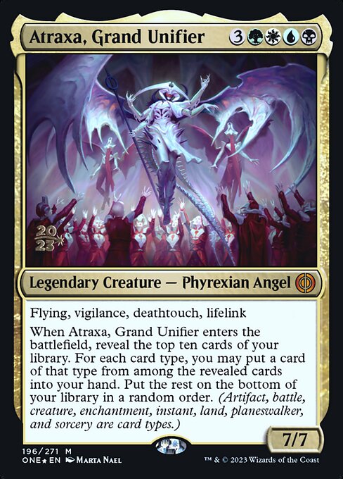 Atraxa, gran unificadora Phyrexia: All Will Be One Prerelease | Magic ...
