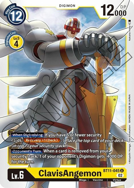 ClavisAngemon BT-11: Dimensional Phase | Digimon | CardTrader