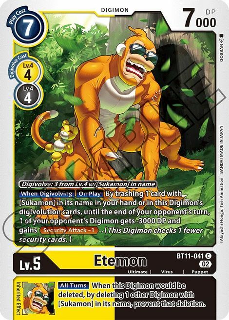 Etemon BT-11: Dimensional Phase | Digimon | CardTrader