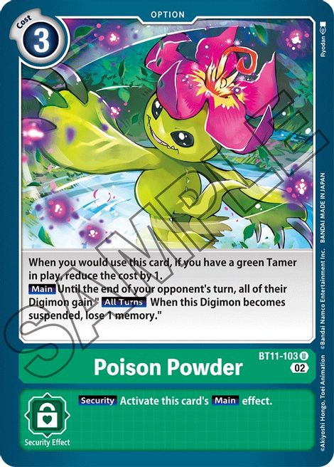 Poison Powder BT-11: Dimensional Phase | Digimon | CardTrader