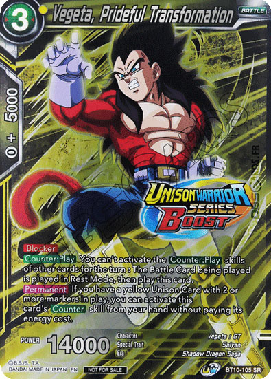 Vegeta, Prideful Transformation Event Pack | Dragon Ball Super | CardTrader