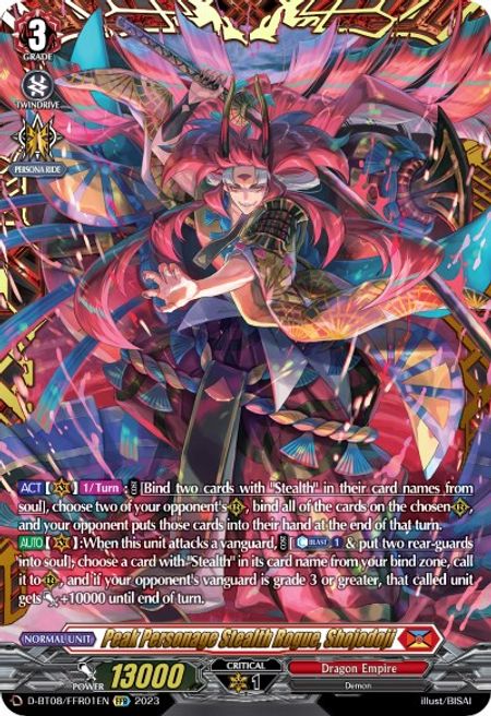 Peak Personage Stealth Rogue, Shojodoji Minerva Rising | Vanguard ...