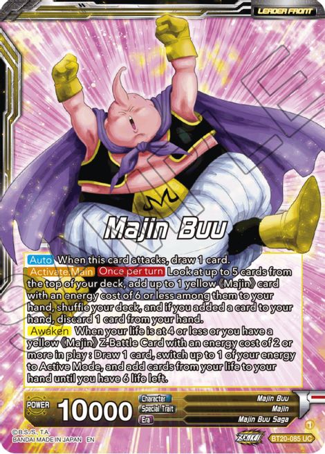 Majin Buu // Majin Buu, Absorption Complete Power Absorbed | Dragon ...