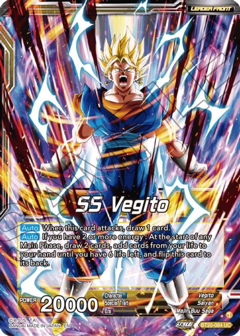 SS Vegito // Son Goku & Vegeta, Path to Victory Power Absorbed | Dragon Ball Super | CardTrader