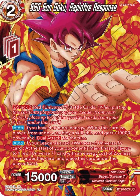 SSG Son Goku, Rapidfire Response Power Absorbed | Dragon Ball Super ...