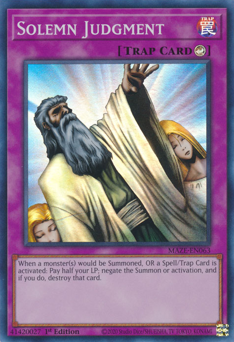 Solemn Judgment Maze of Memories | Yu-Gi-Oh! | CardTrader