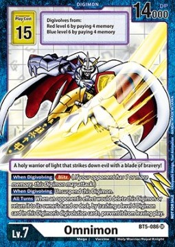 Digimon Omnimon Card