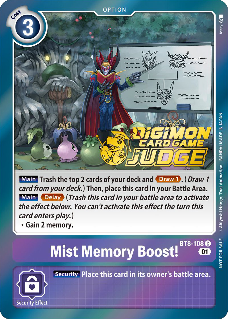 Mist Memory Boost! Digimon Judge Promos | Digimon | CardTrader
