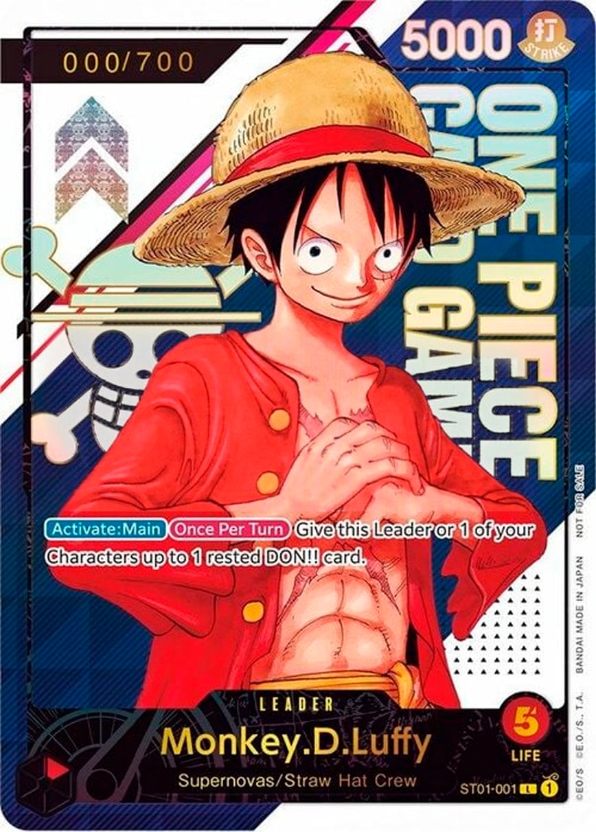 Monkey.D.Luffy Unnumbered Promos | One Piece | CardTrader