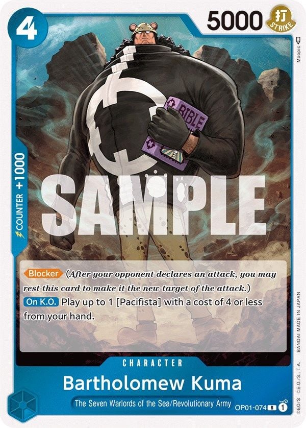 Bartholomew Kuma OP-01: Romance Dawn | One Piece | CardTrader
