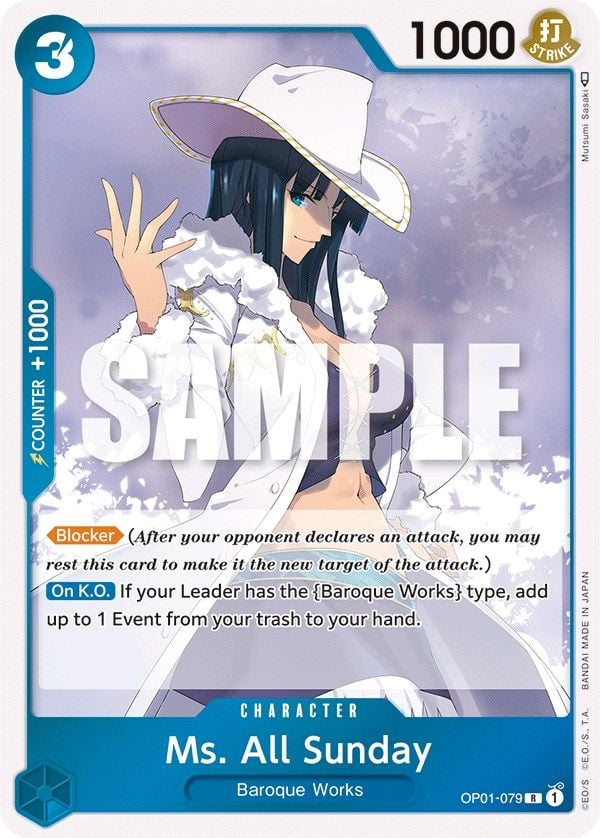 Ms. All Sunday OP-01: Romance Dawn | One Piece | CardTrader