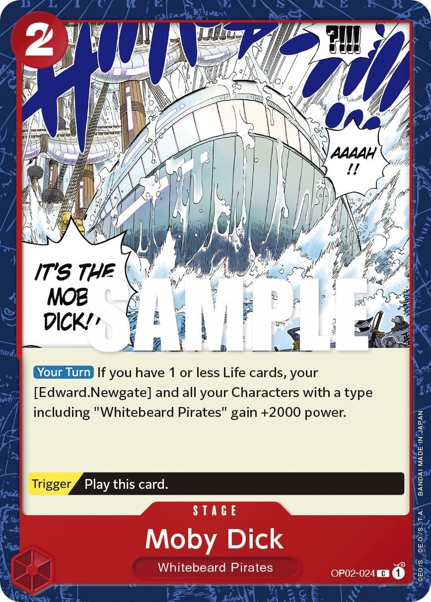Moby Dick OP-02: Paramount War | One Piece | CardTrader