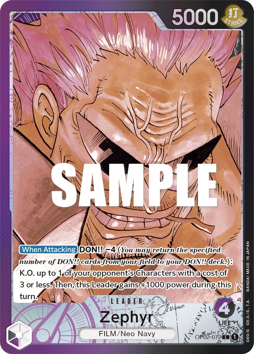 Zephyr OP-02: Paramount War | One Piece | CardTrader