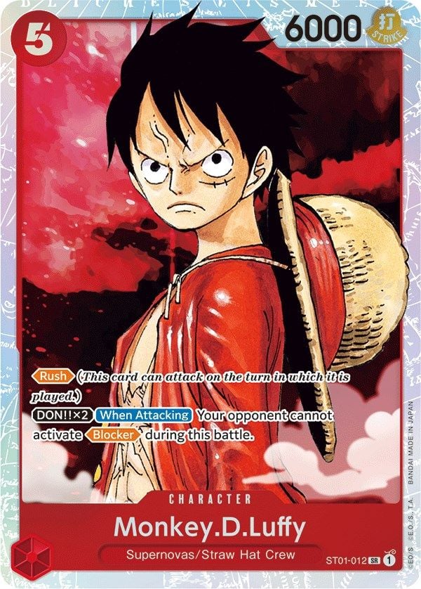Monkey.D.Luffy ST-01: Starter Deck: Straw Hat Crew | One Piece | CardTrader