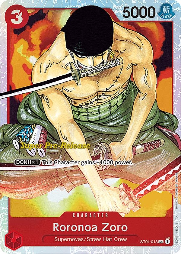 Roronoa Zoro ST-01: Starter Deck: Straw Hat Crew | One Piece | CardTrader
